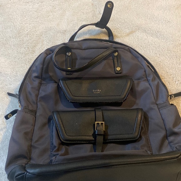 Tutilo | Bags | Tutilo Backpack Like New Condition Charcoal Grey With ...